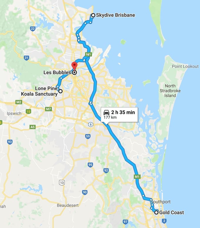 Sunshine Coast Vs Gold Coast Map - Compare the Best Beaches in ...